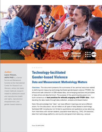 Technology-facilitated Gender-based Violence: Data and Measurement | Wilson Center